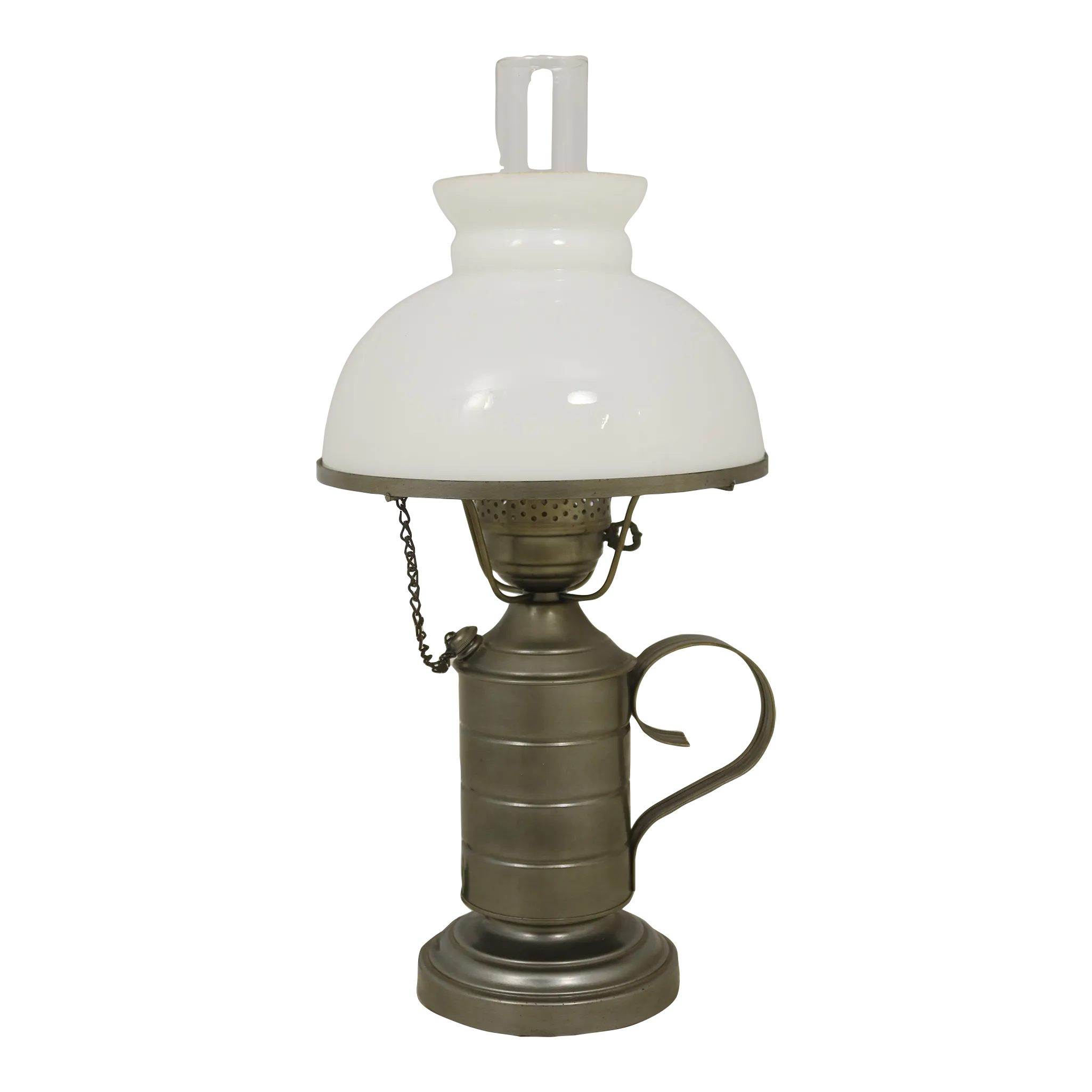 Vintage Reproduction Table Top Desk Oil Lamp | Chairish