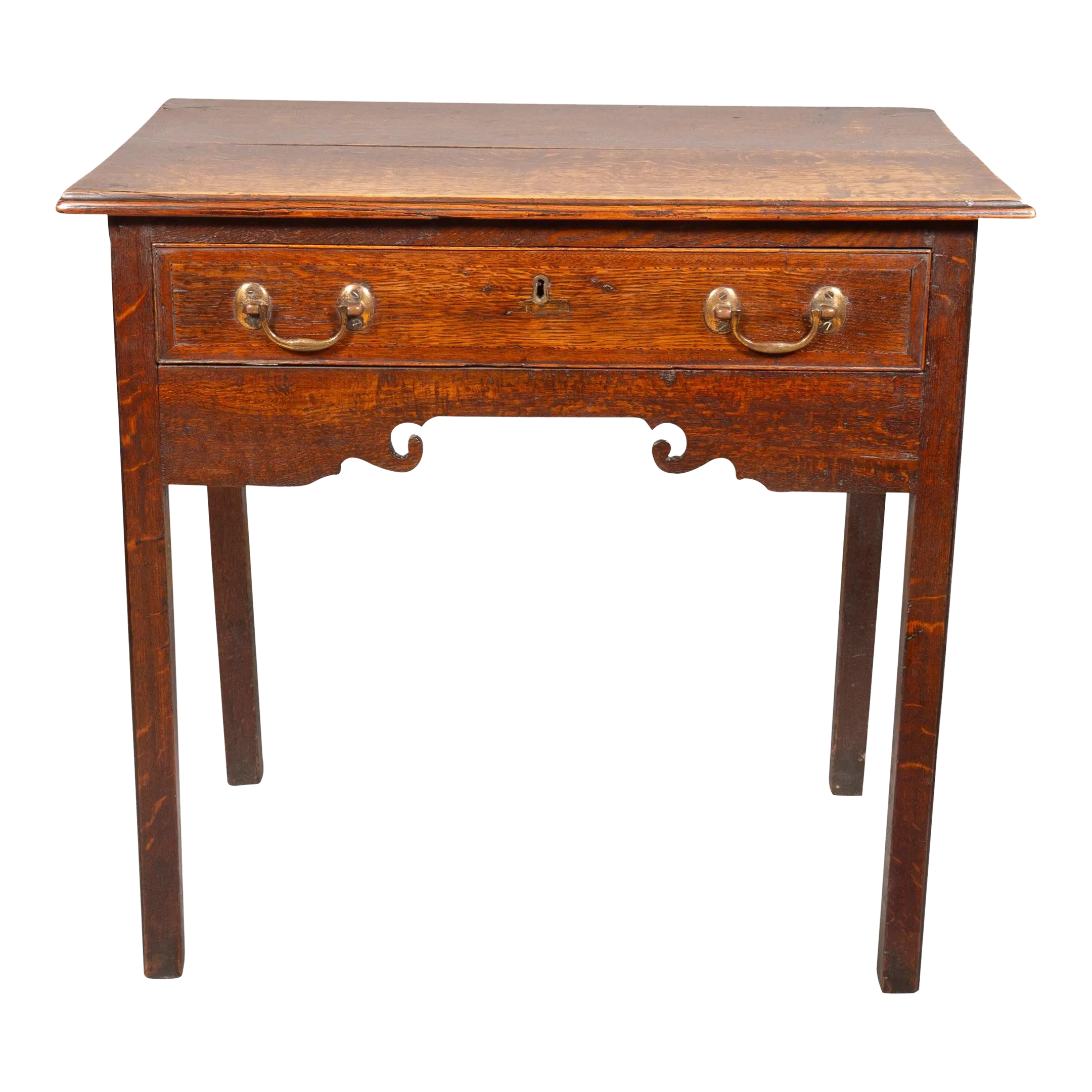 George III Oak Tavern Table | Chairish