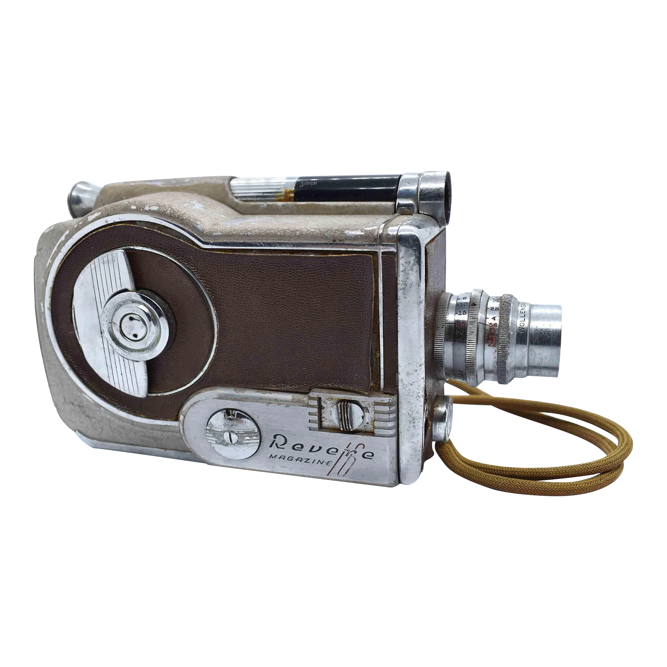 Mid 20th Century Revere Magazine Model 16 Roll Film Movie Camera | Chairish