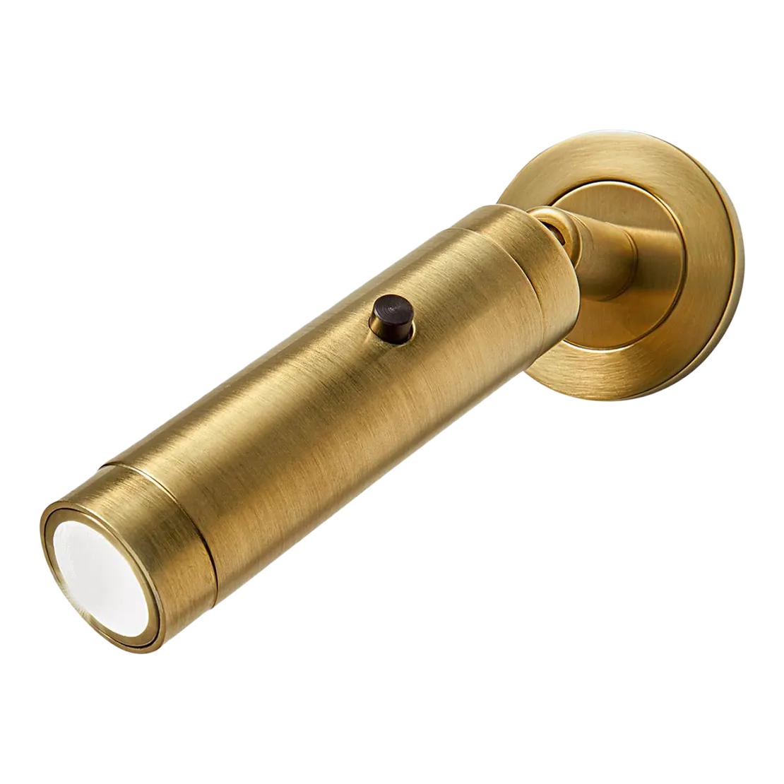 Brushed Brass Led Focus Reading Light | Chairish