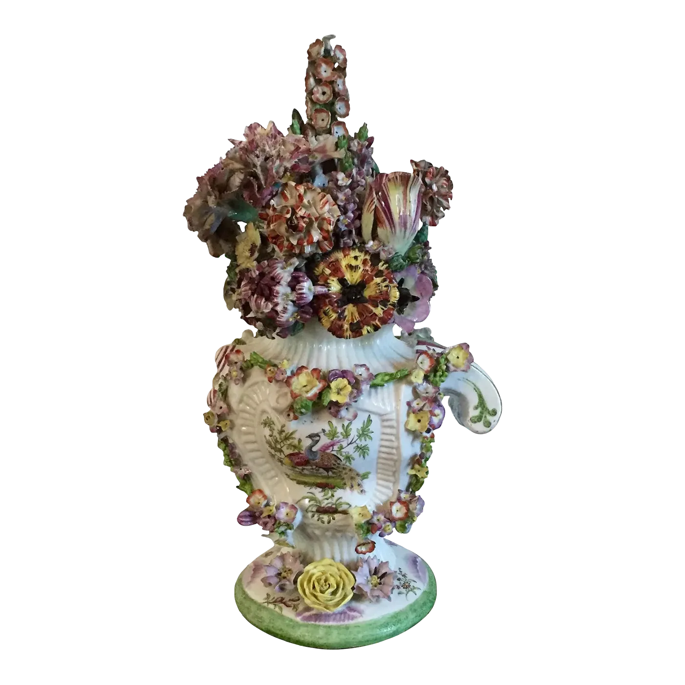 Early 19th Century English Georgian Longton Hall Porcelain Floral ...