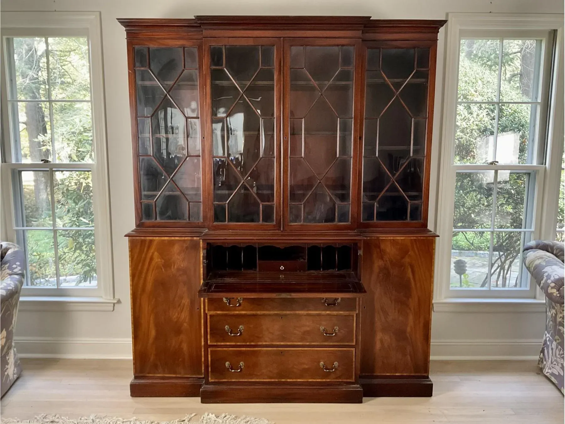 Vintage Breakfront China Cabinet | Cabinets Matttroy