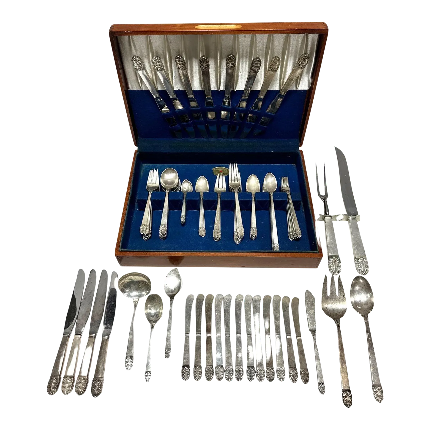 Set of 105 Sterling Silverware "Northern Lights" Set by International ...