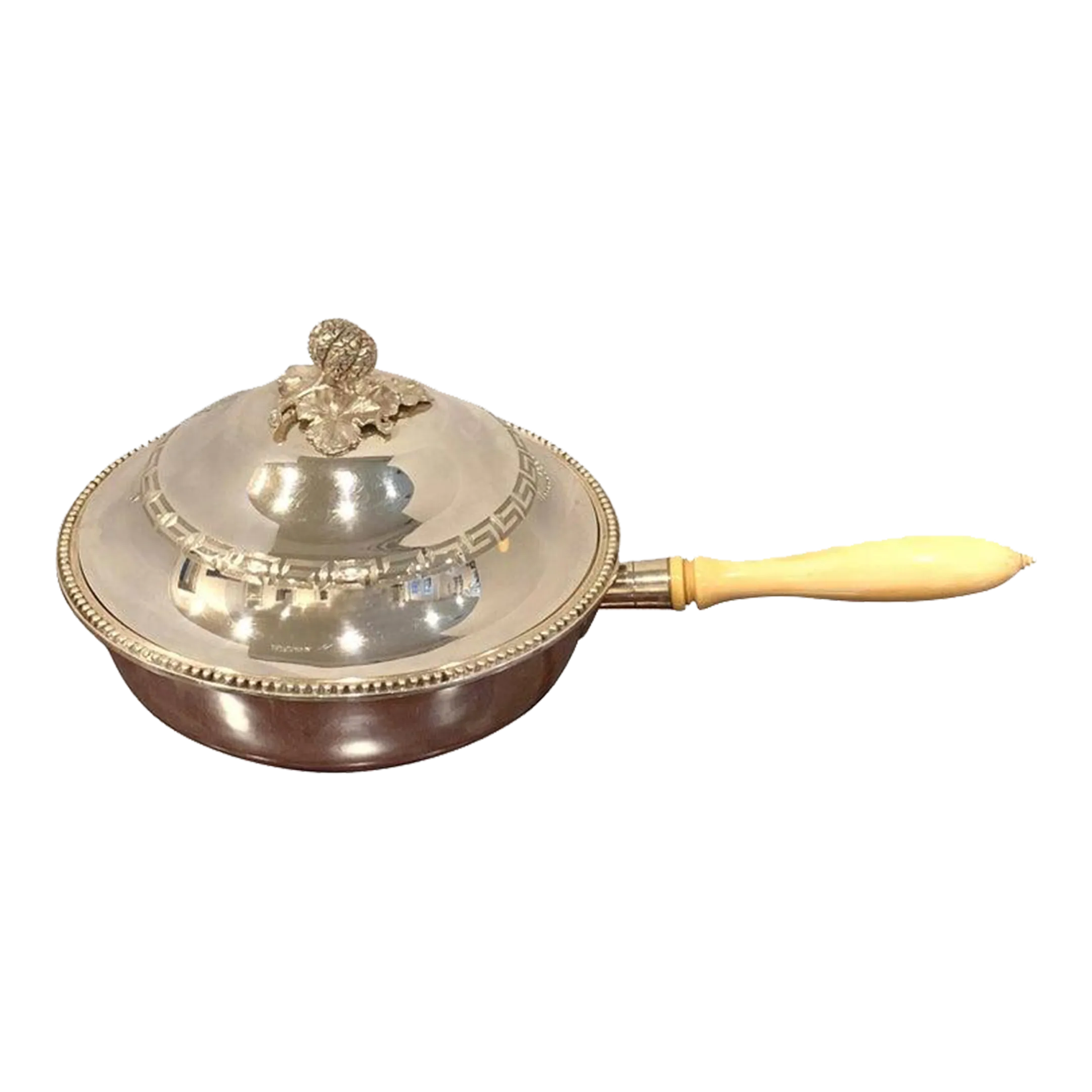 Antique English Silver Plated Warming Supper Dish by Henry Wilkinson ...
