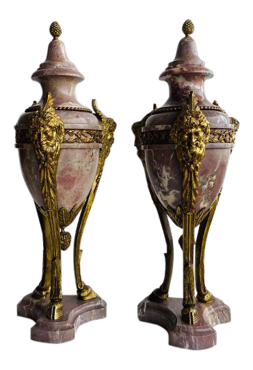 Antique French Marble and Gilt Bronze Mounts | Chairish