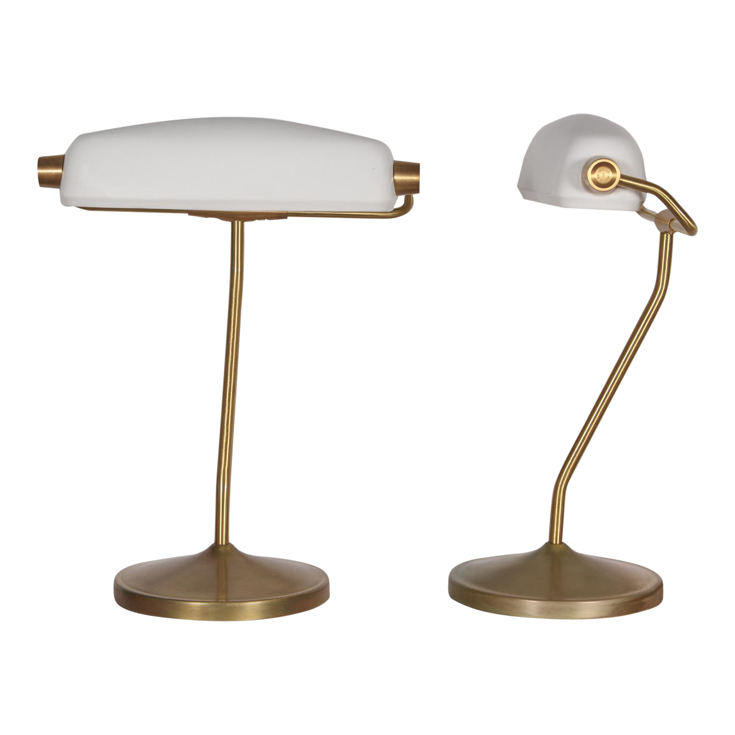 Pair of Contemporary Original BTC Bankers Desk Light | Chairish