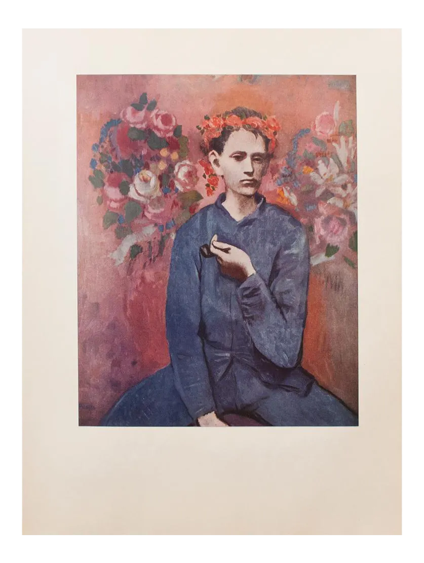 1950s Picasso "Boy With a Pipe" Original Period Vintage Lithograph ...