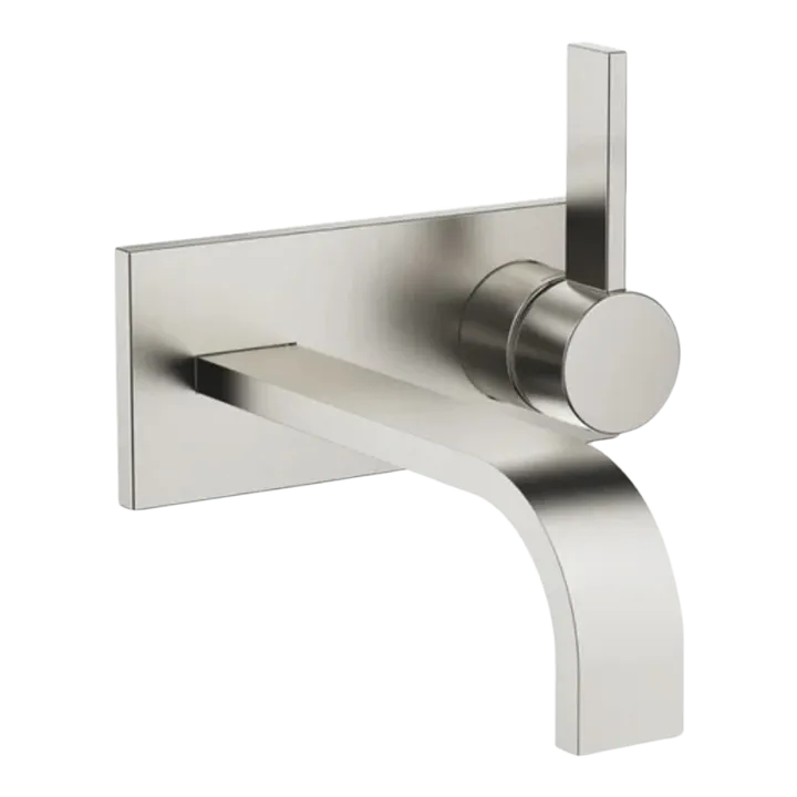 Dornbracht Mem Wall Mount Single Lever Faucet Platinum Matte | Chairish