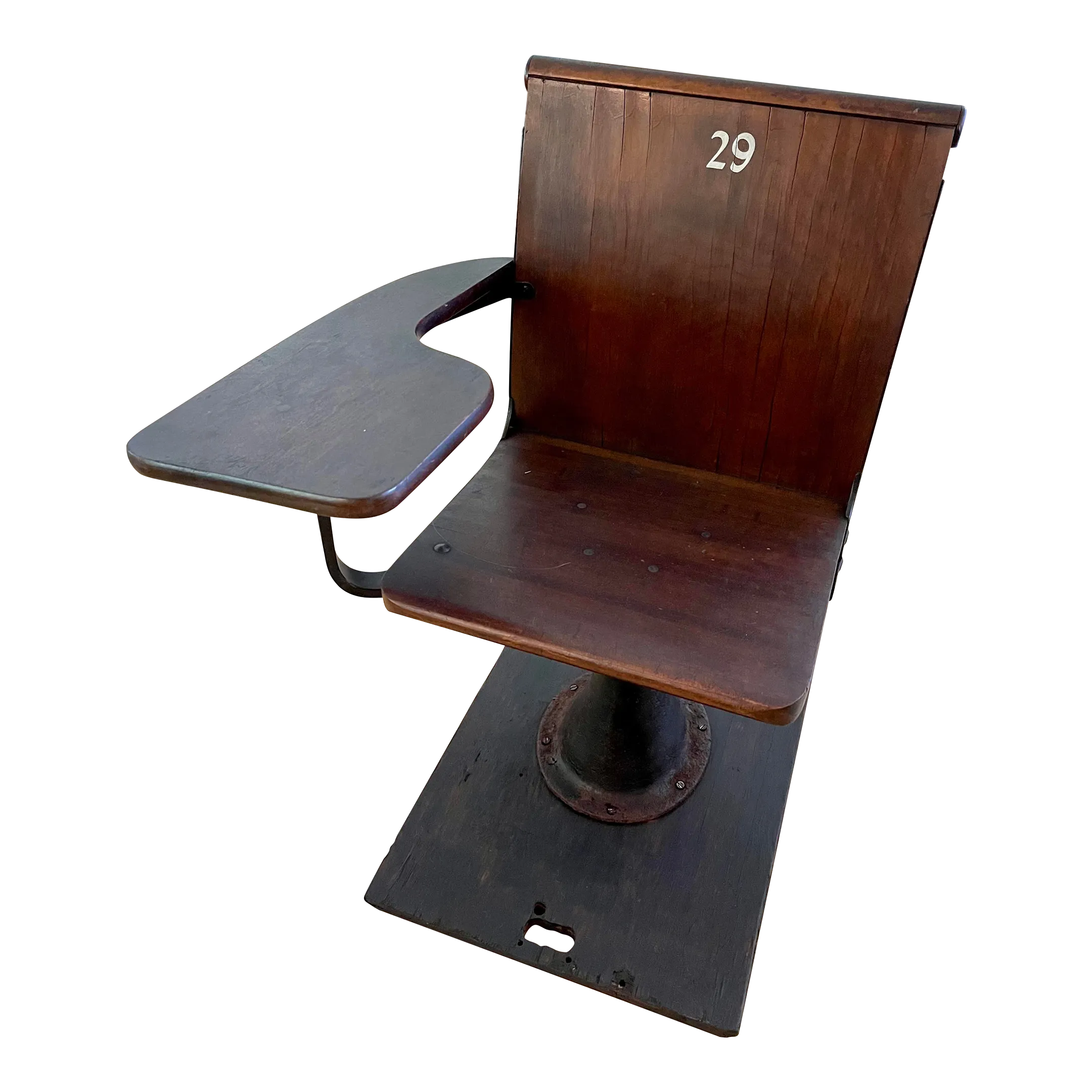Mid 20th Century Yale University Lecture Hall Chair | Chairish