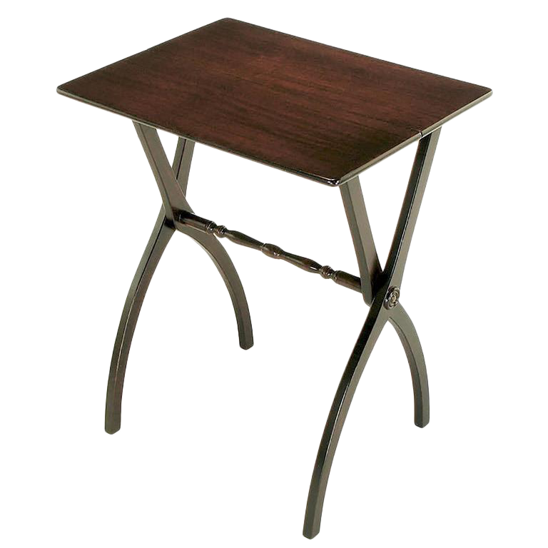 19th Century Mahogany Folding Coach Table | Chairish