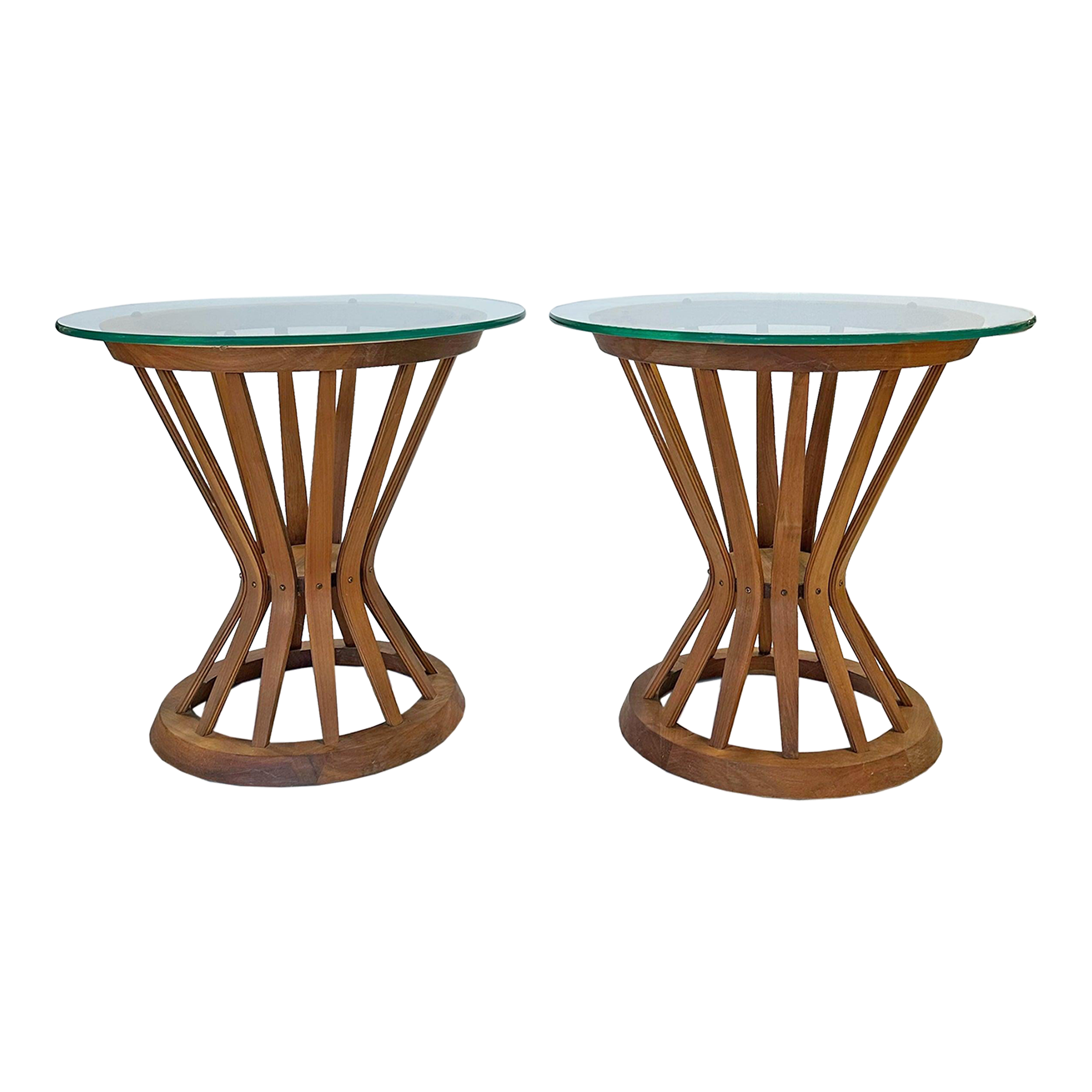Sheaf of Wheat Side Tables by Edward Wormley for Dunbar | Chairish