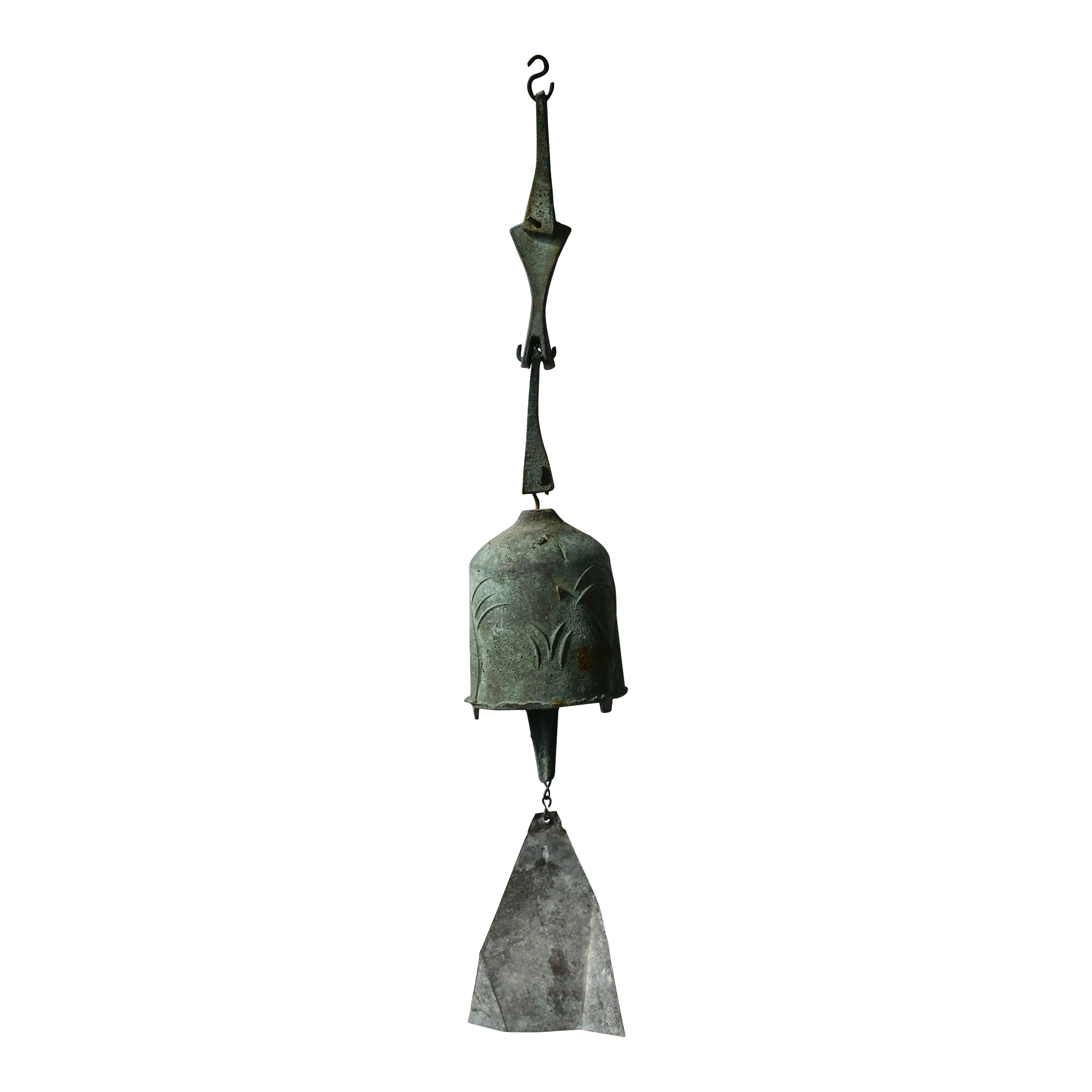 Vintage Paolo Soleri Cast Bronze Cosanti Windbell, Model 104, Circa ...