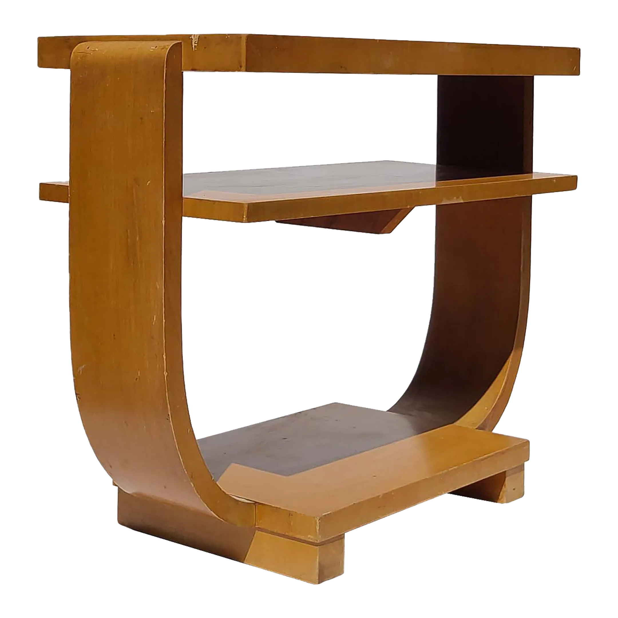 1930s Gilbert Rohde for Brown Saltman Modernist Occasional End Table W ...