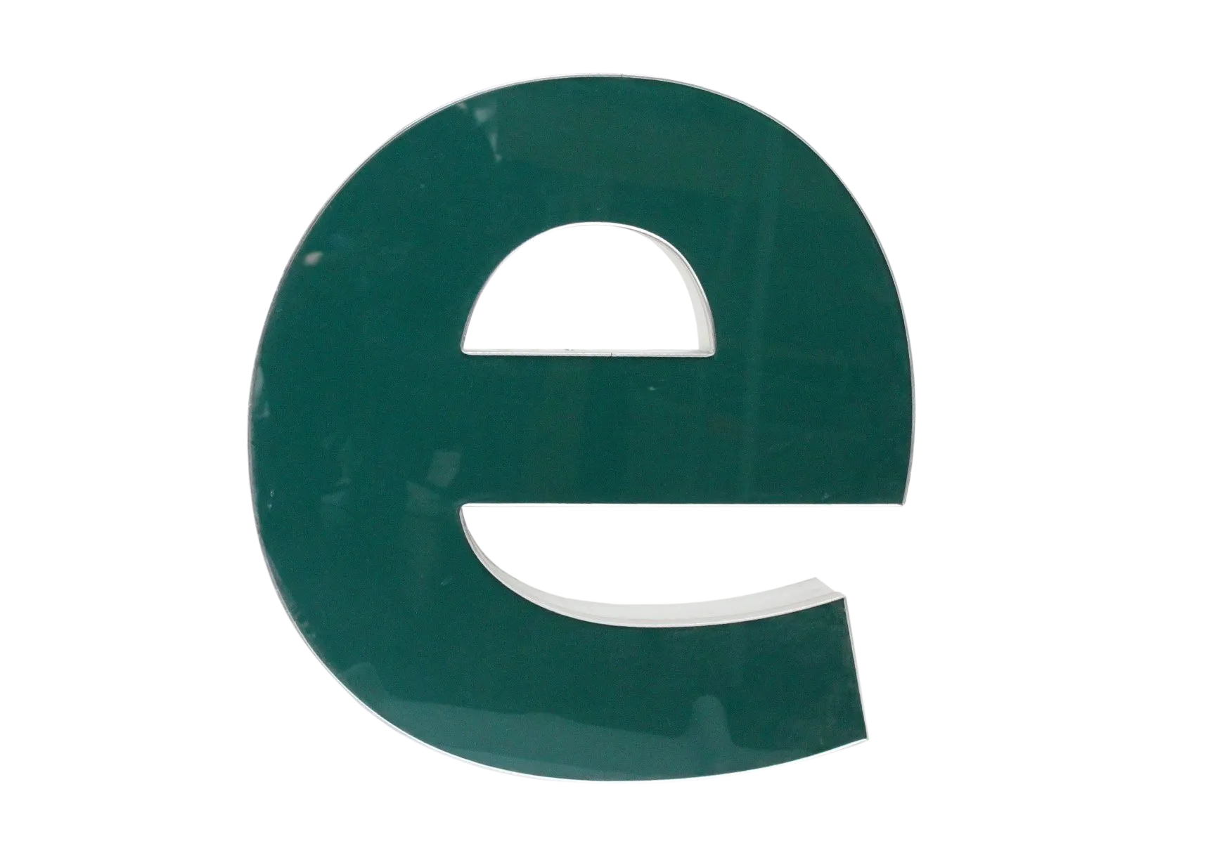 Late 20th Century Lower Case "E" Channel Letter | Chairish