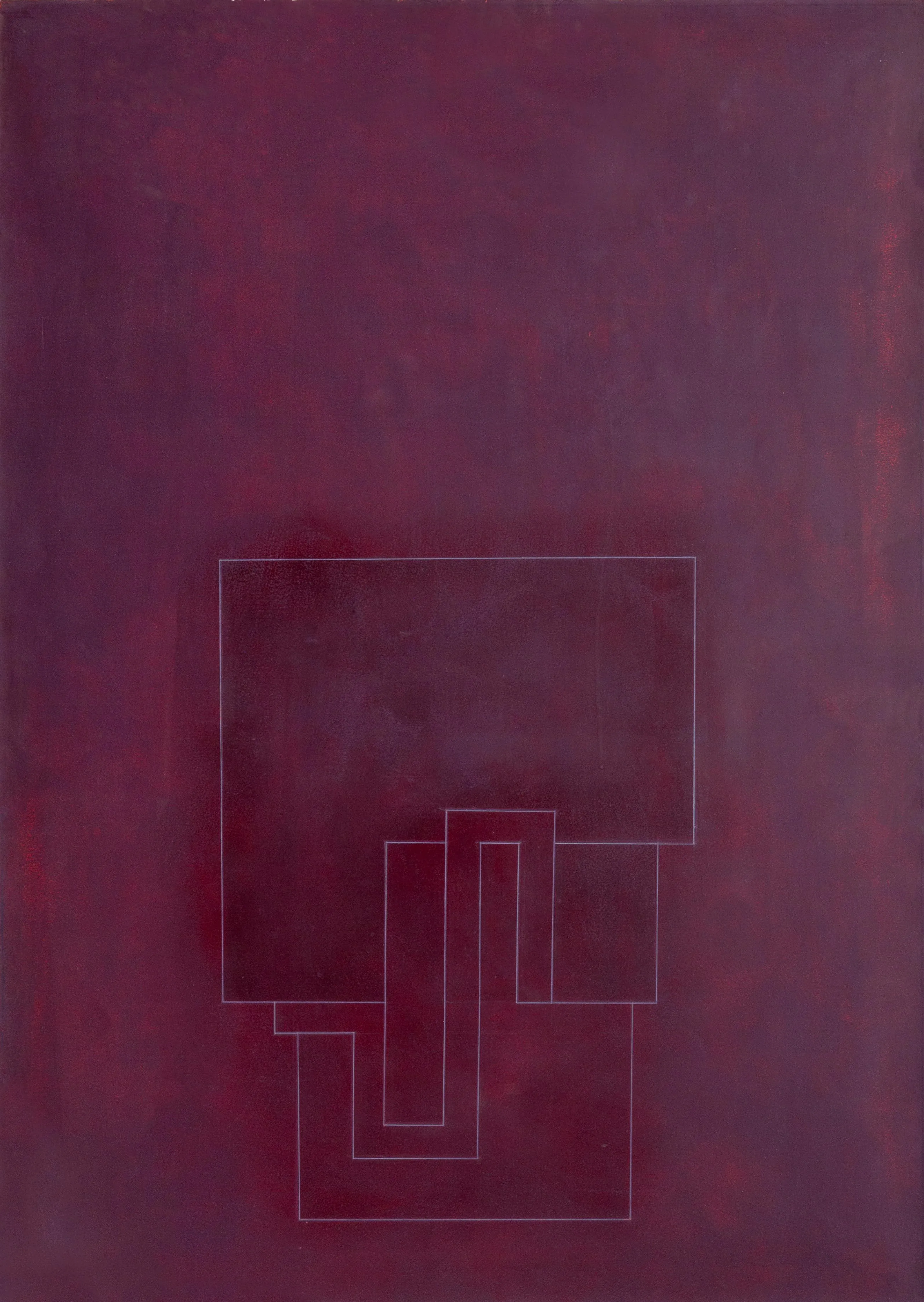 Robyn Denny Signatures II, Minimalist Mixed Media Painting by Robyn ...