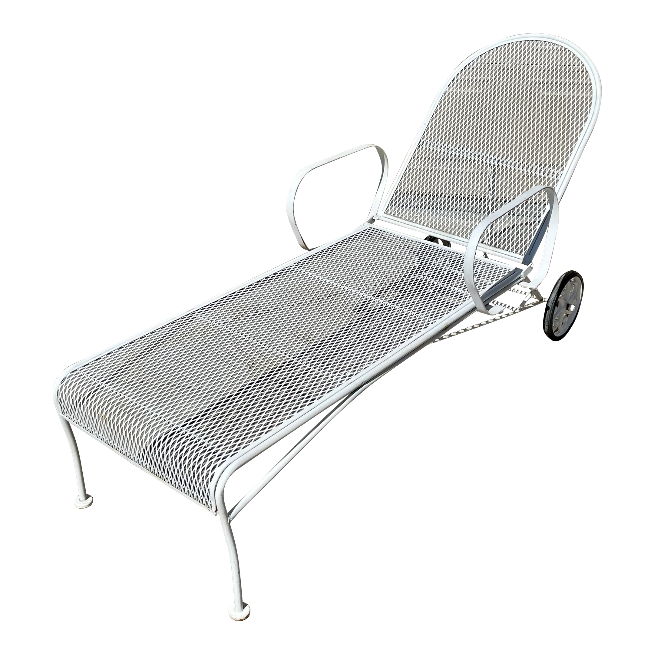 Vintage wrought iron lounge chairs store
