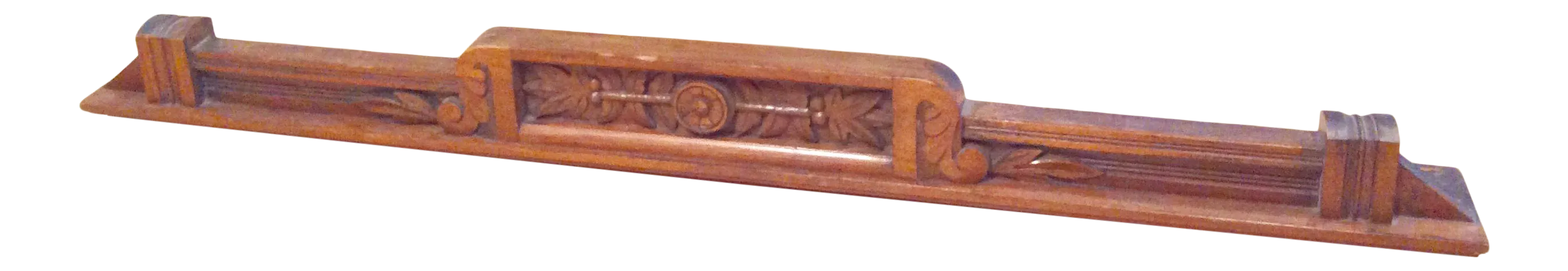 Architectural Salvaged Antique Wooden Lintel | Chairish