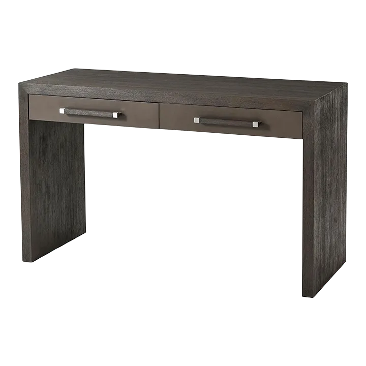 Simply Modern Writing Table - Dark | Chairish