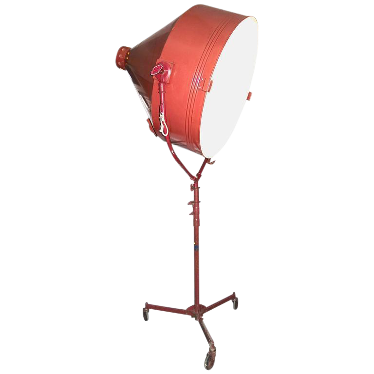1950s Model Hollywood Movie Studio Light With Stand | Chairish