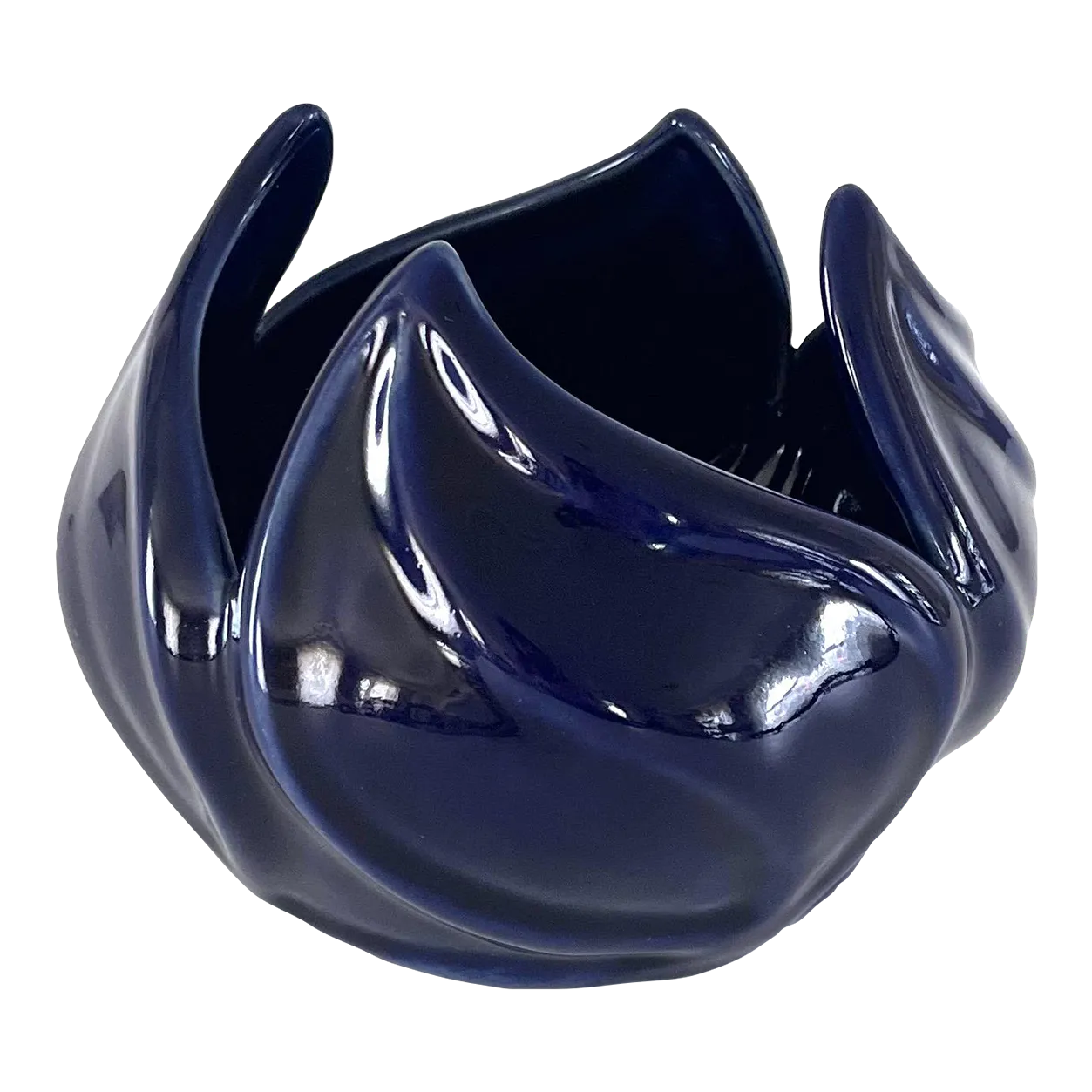 Van Briggle Pottery Cobalt Blue Studio Vase | Chairish