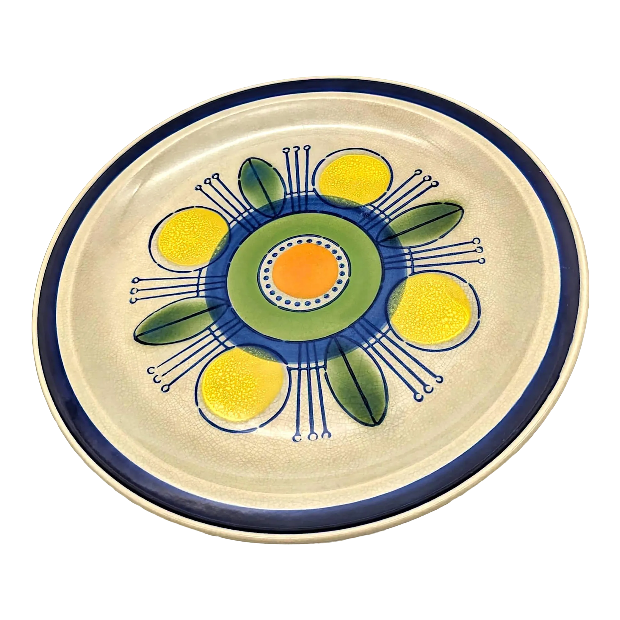 Mid 20th Century Roc Stone International Carnival Hand Painted ...