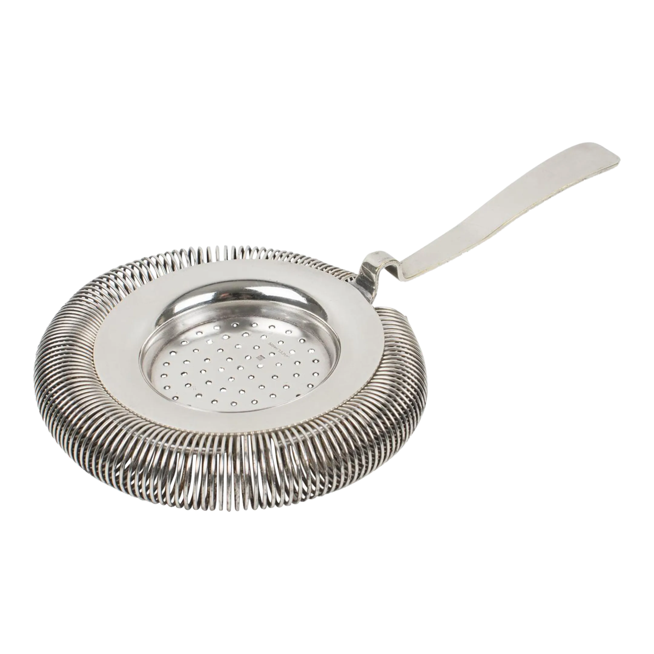 Maison Lancel Silver Plate Cocktail Strainer for Boston Shaker | Chairish