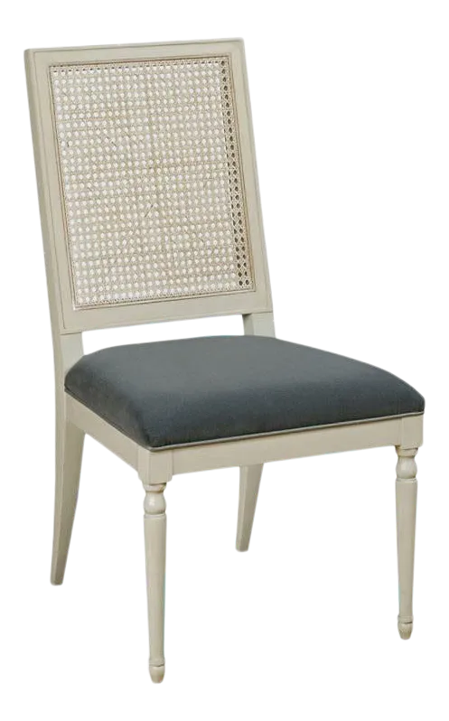 Collette Dining Chair in Light Gray | Chairish