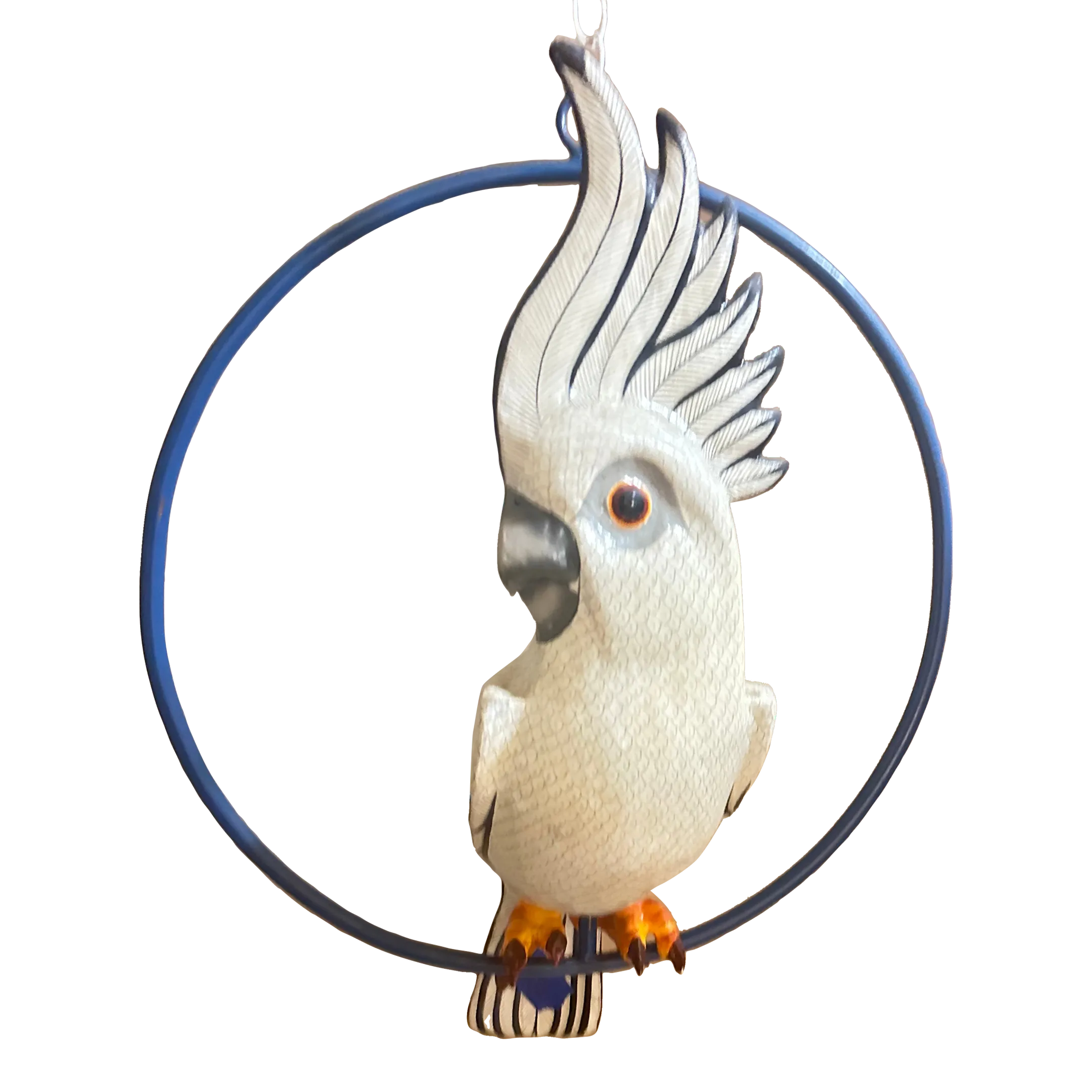 1970 Giant Cockatoo Paper Mache Sculpture After Bustamante | Chairish