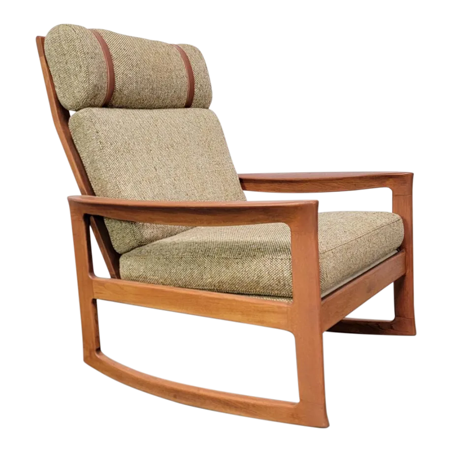 1960s Mid Century Rocking Chair by Sven Elleaker for Komfort | Chairish