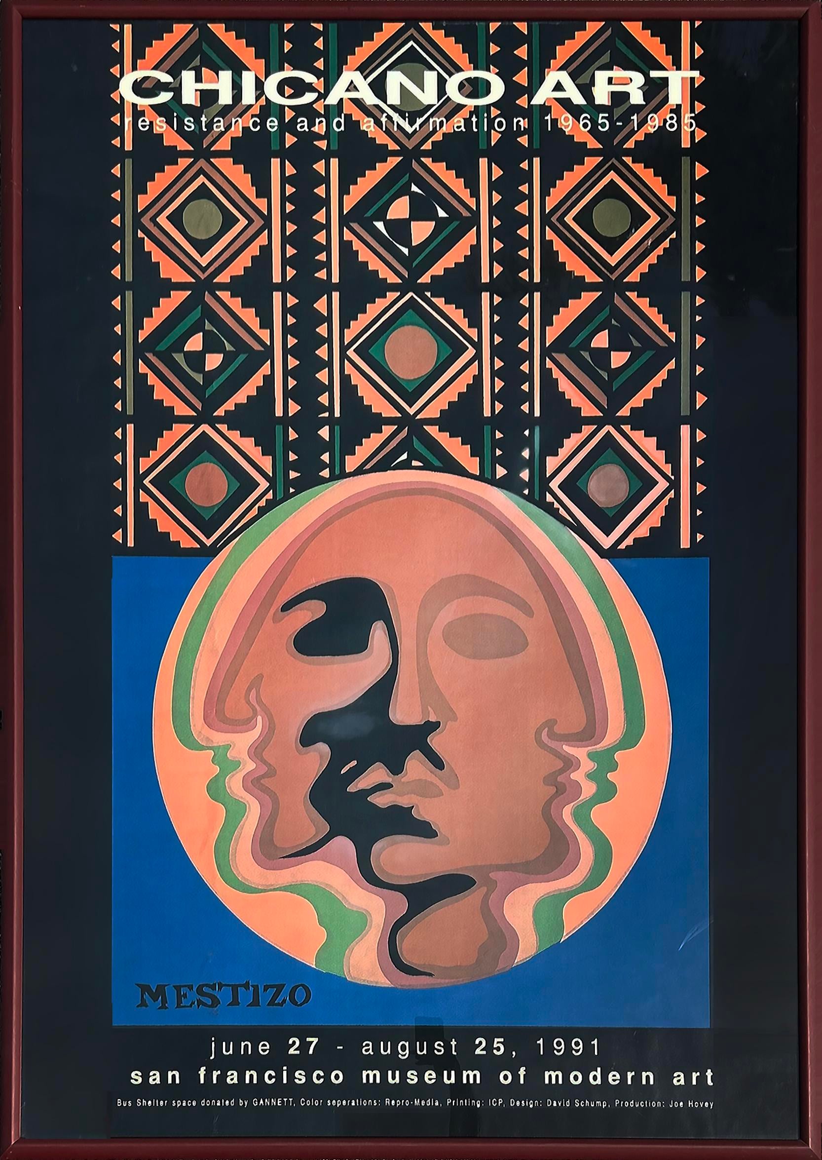 Chicano Art "Mestizo" 1991 Poster San Francisco Museum of Modern Art ...