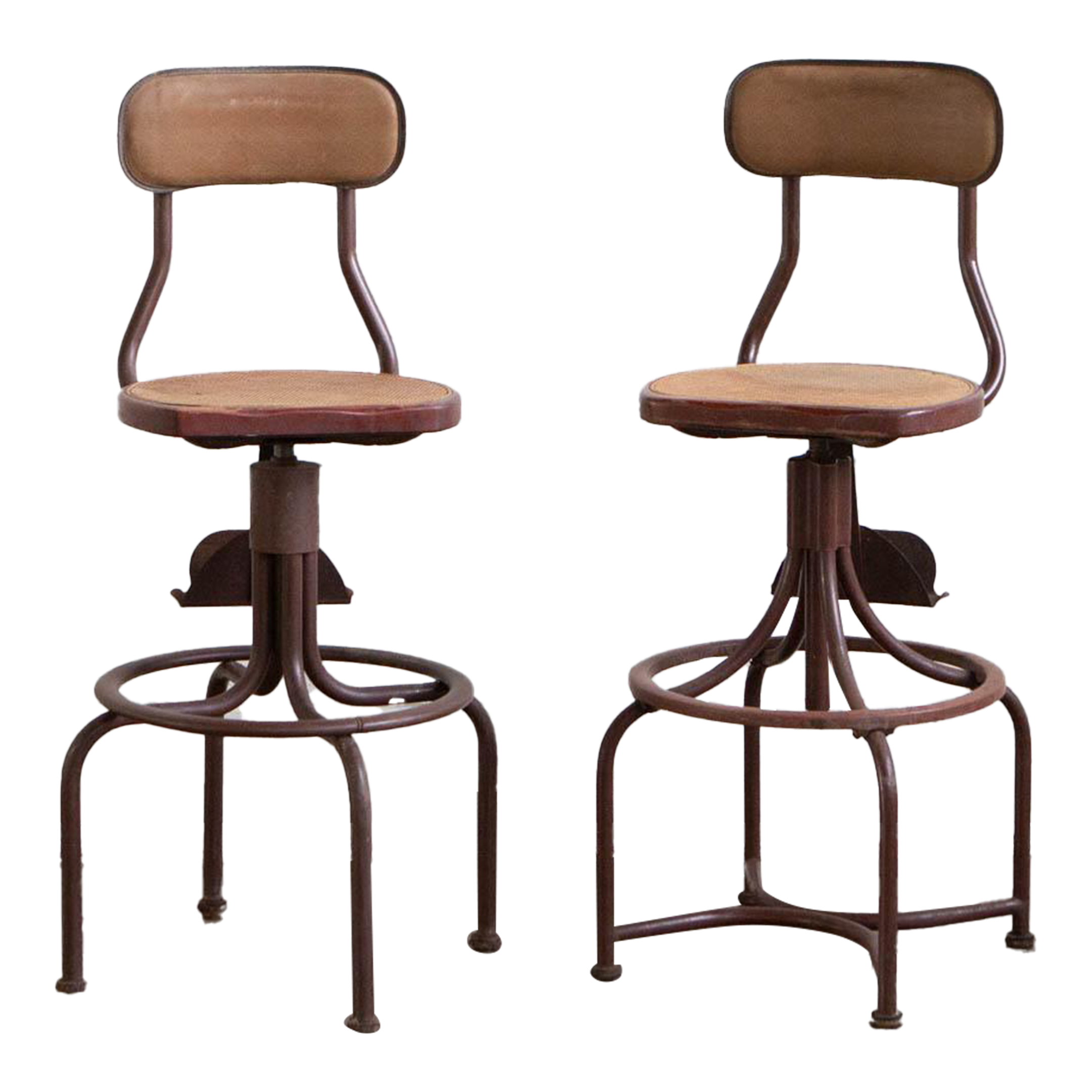 Early 20th Century Western Electric Operator Stools - Set of 2 | Chairish