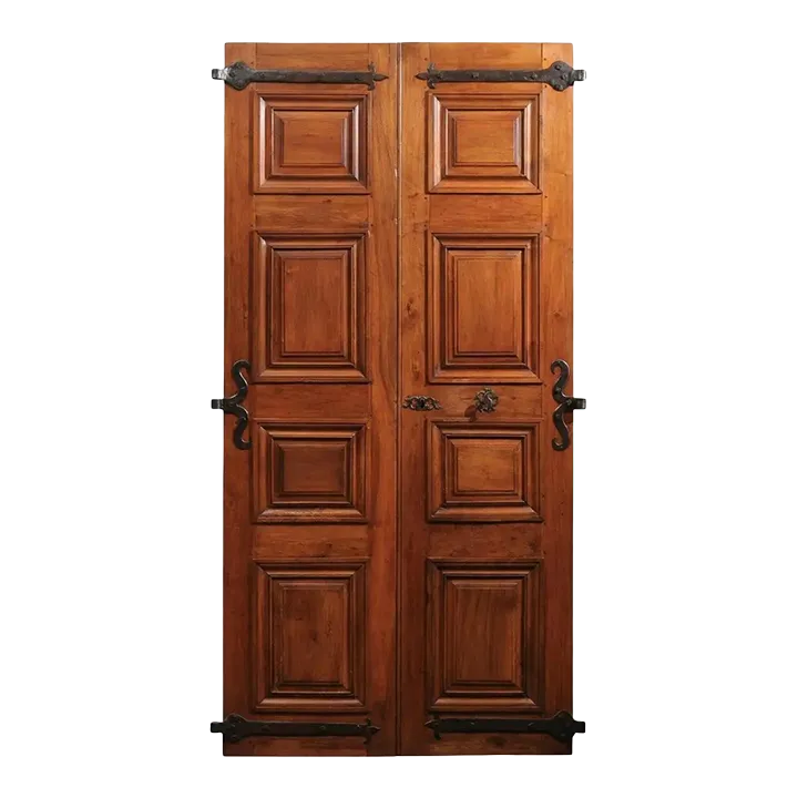 French 1710s Walnut Communication Doors from Convent in Saint-Hippolyte ...