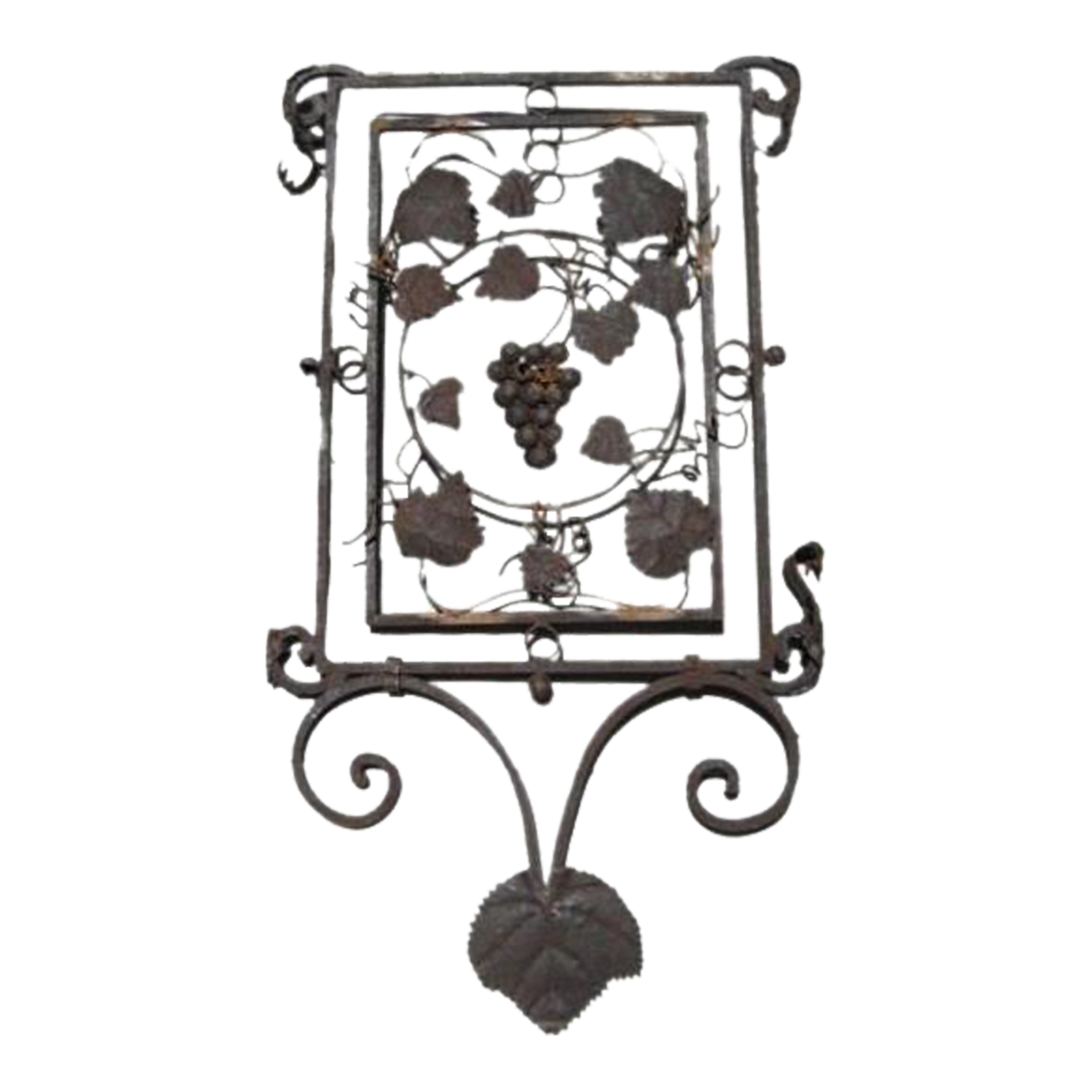 Lantern Panel with Grapevine Detail | Chairish