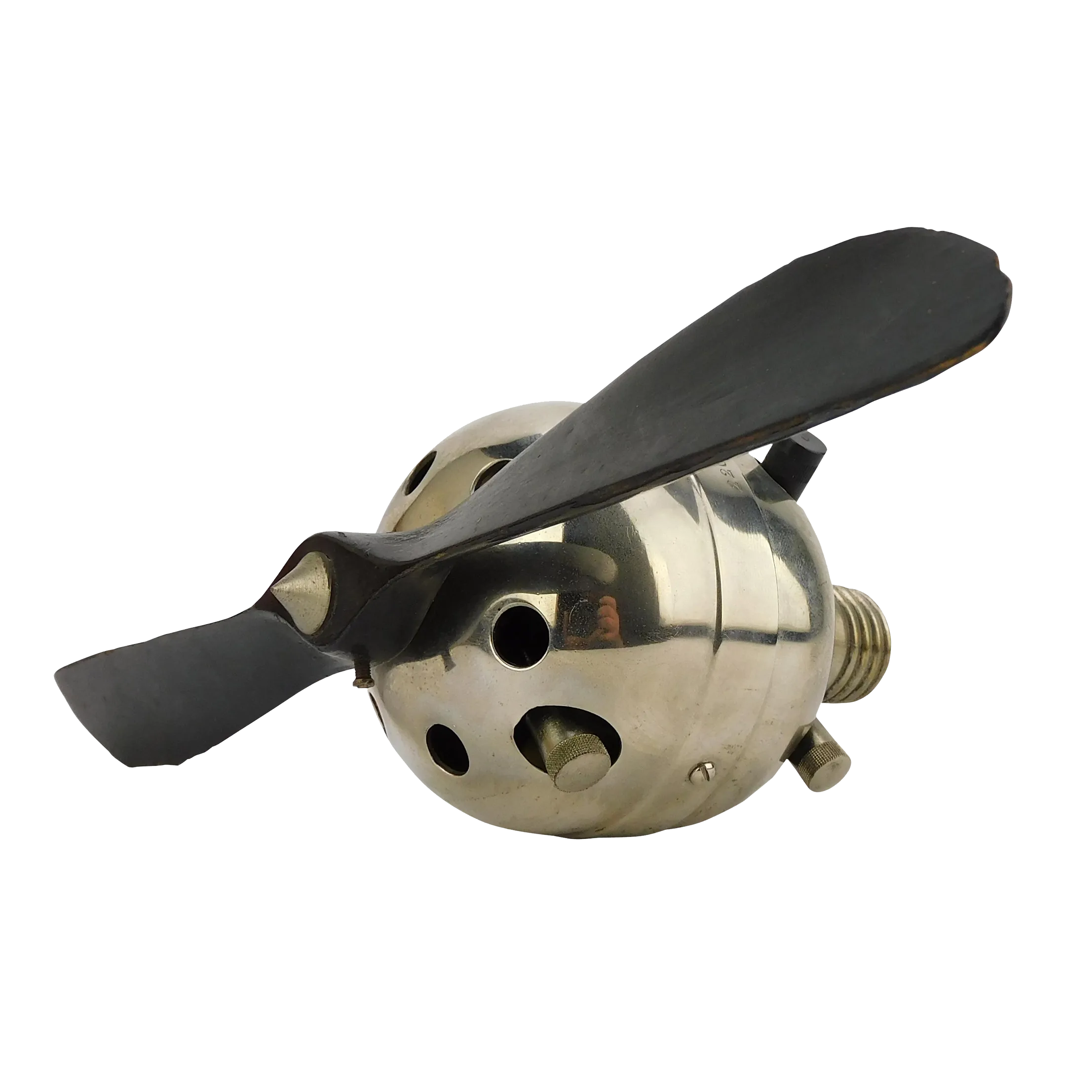 1930s Ball Motor Lamp Socket Airplane Prop Fan 220v | Chairish