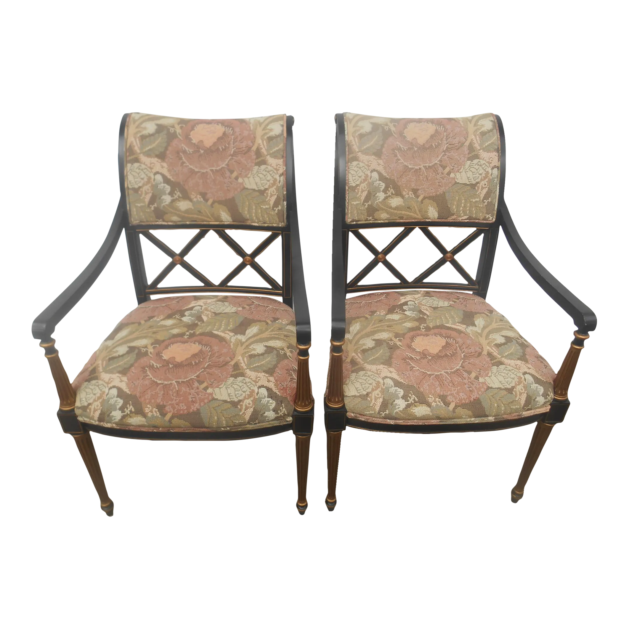 Pair of Stunning Dorothy Draper for Henredon Hollywood Regency ...