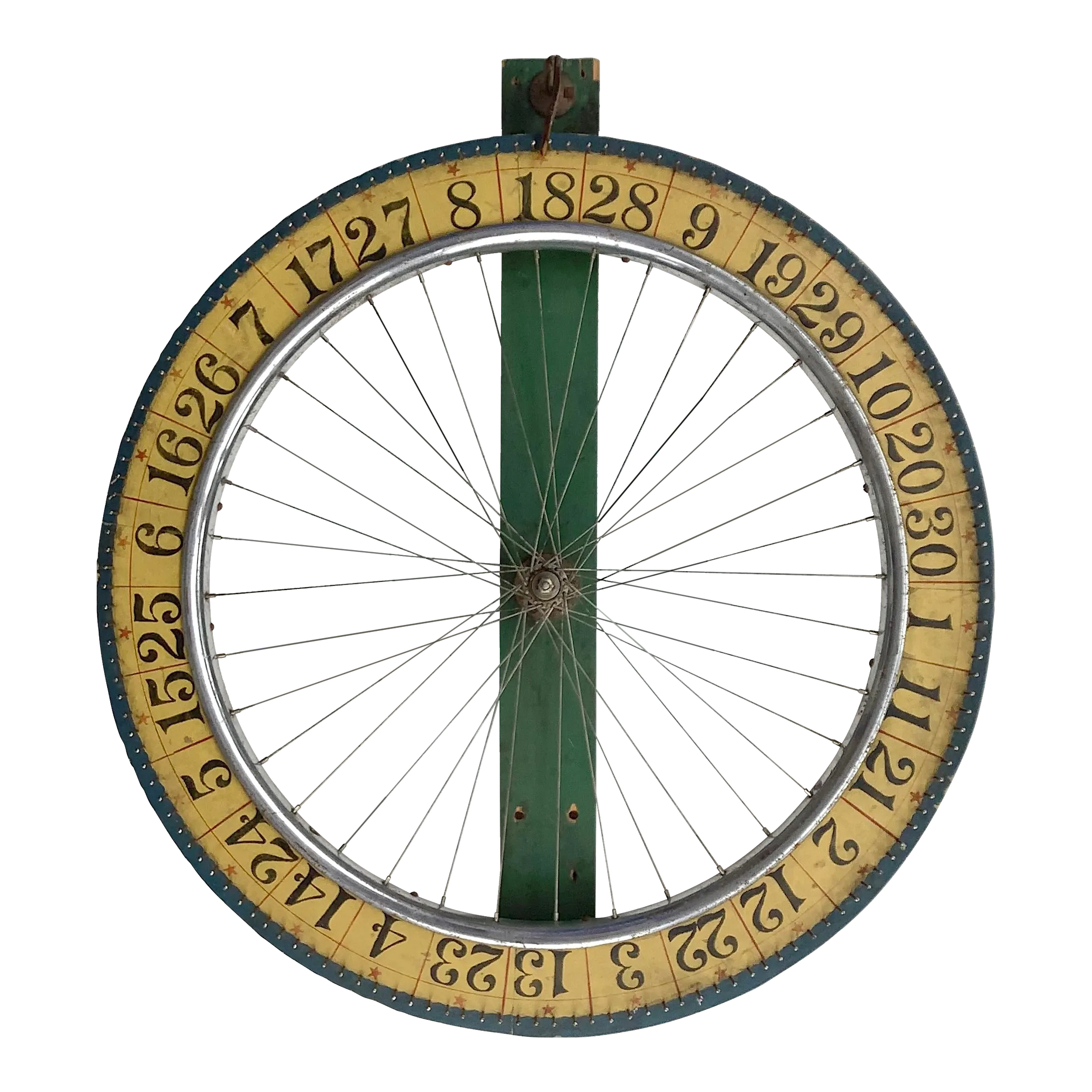 Circa 1940s Game Wheel With Stars | Chairish