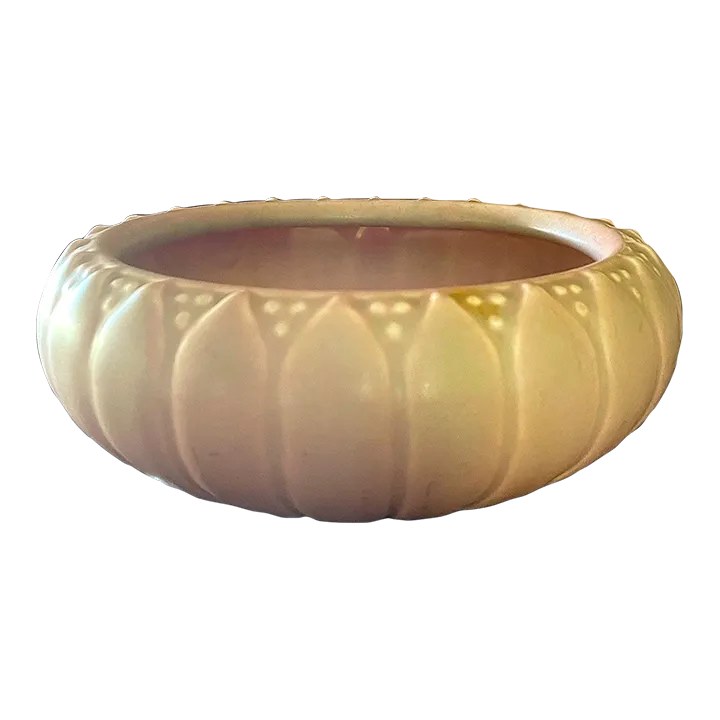 Rookwood Vintage 1920's Arts and Crafts Pottery Lotus Bowl | Chairish