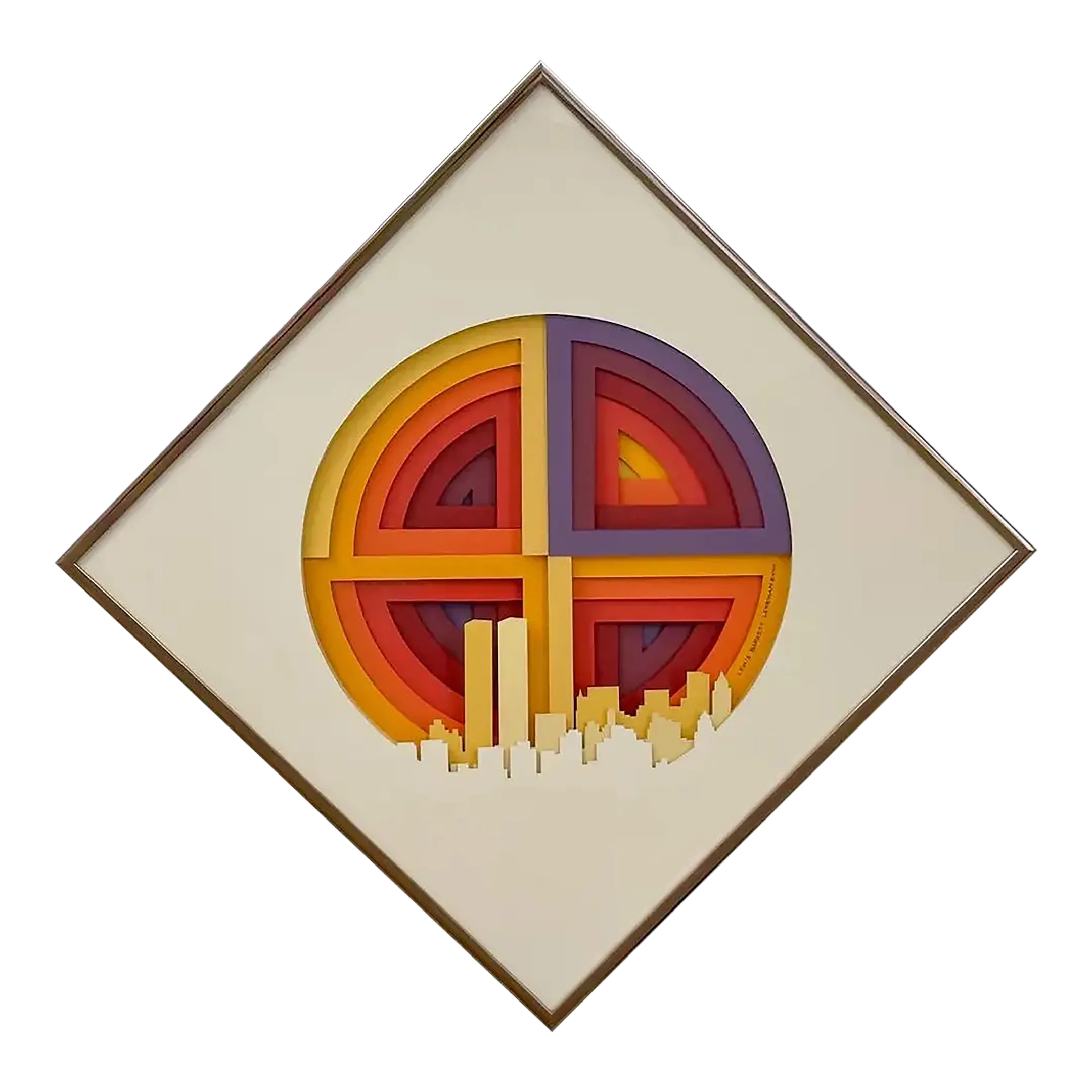 Lewis Barrett Lehrman 3d Panoramic New York City Landscape Paper Art ...