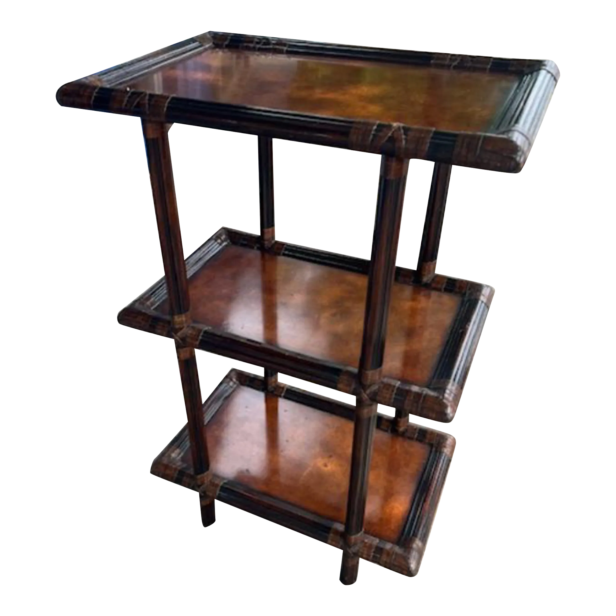1970s Theordore Alaxander 3 Tier Server Stand Buffet. | Chairish