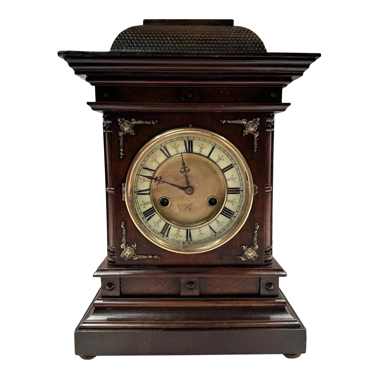 19th Century German Bracket Style Mantel Clock | Chairish