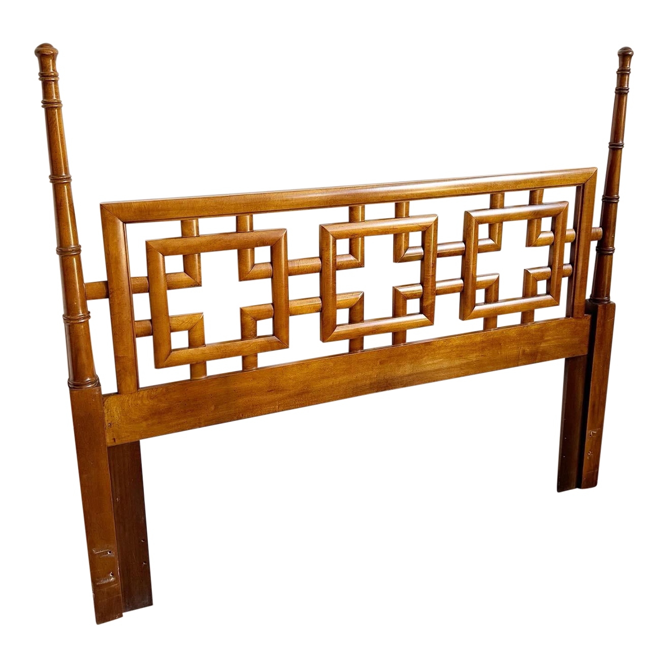 Chinoiserie Heaney Link “Mandarin” Queen Headboard by Lexington | Chairish