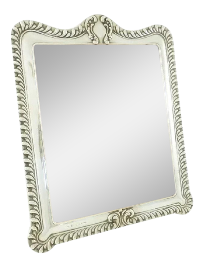 Antique Victorian English Sterling Silver Picture Frame | Chairish