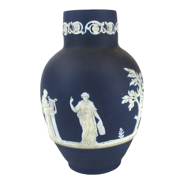 Early 20th Century Porcelain Adams Tunstall Wedgwood Cobalt Blue ...