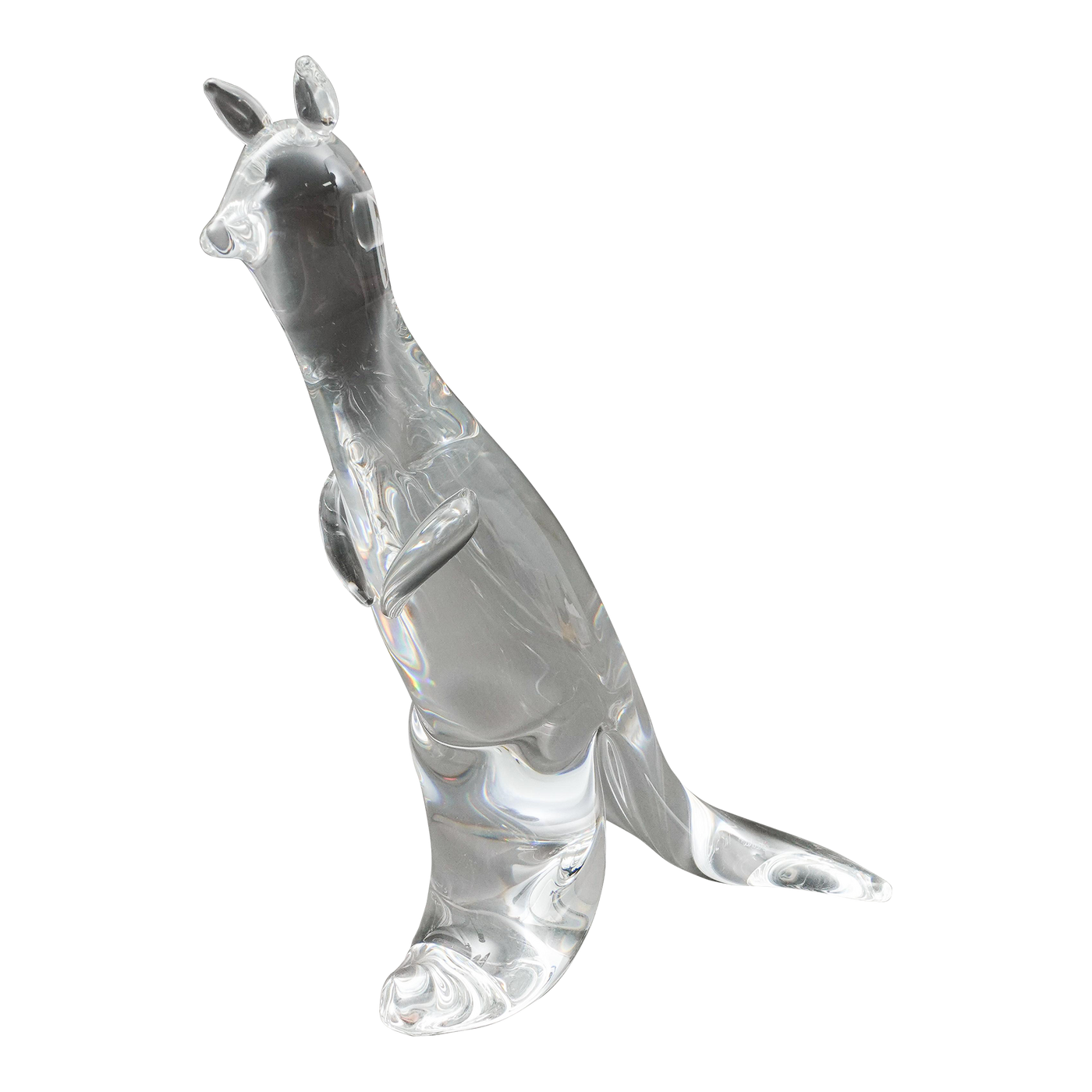 Vintage Steuben Taf Lebel Schaefer Signed Crystal Kangaroo 1999 ...