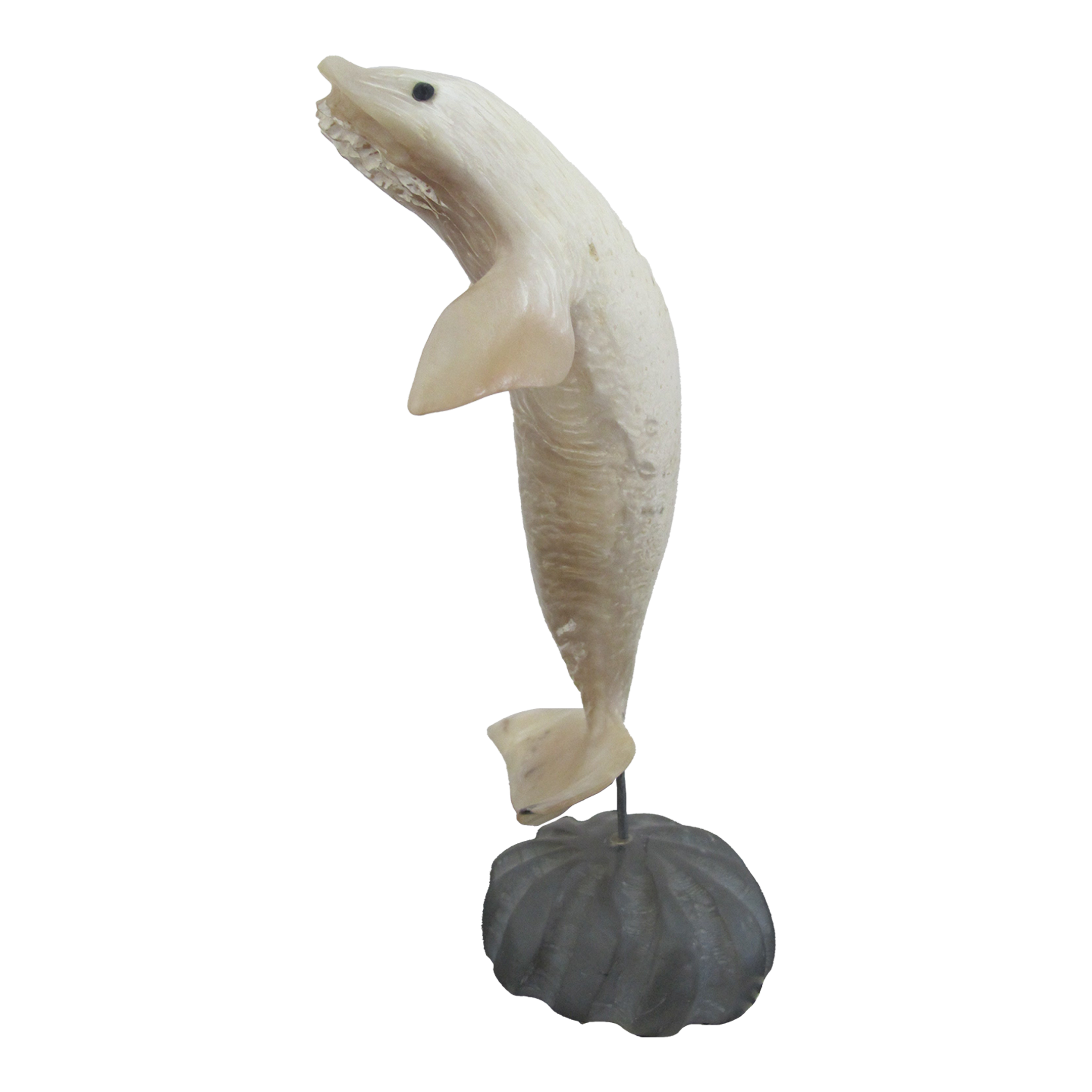 Bert Kimiksana Canada Inuit Tuktoyaktu Beluga Whale Antler Bone ...