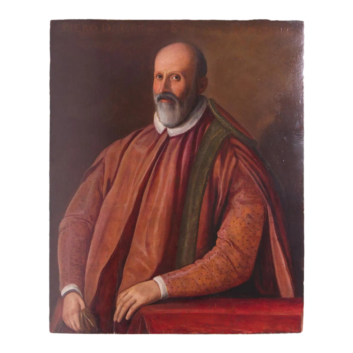 Florentine Senator Carlo Strozzi Portrait Painting | Chairish