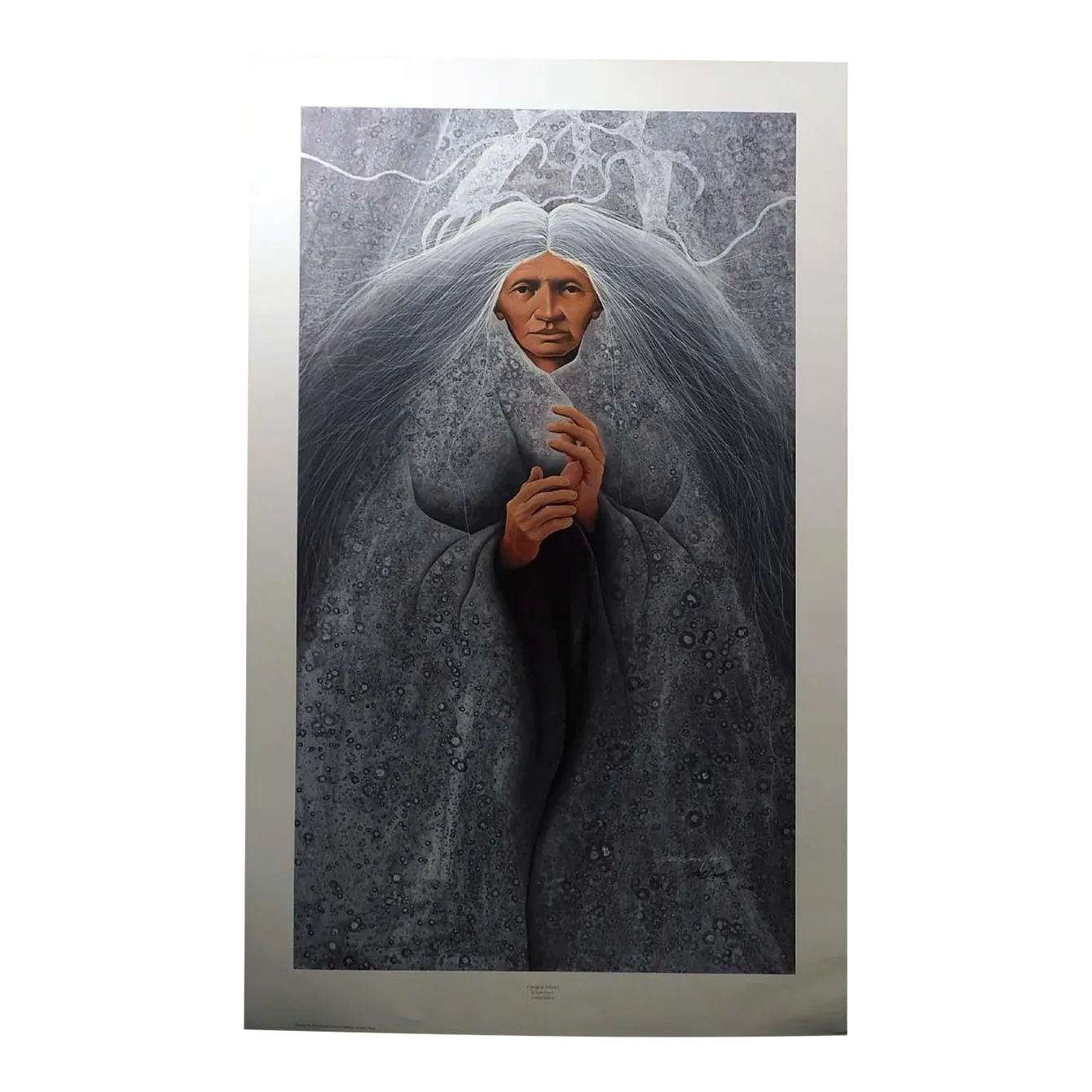 Frank Howell "Canyon Echoes" Offset Lithograph Hand Signed | Chairish