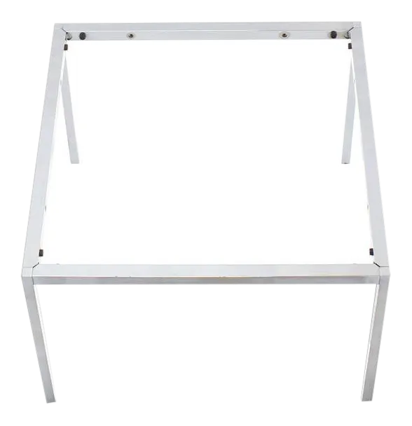 Solid Chrome Knoll Coffee Table Base | Chairish