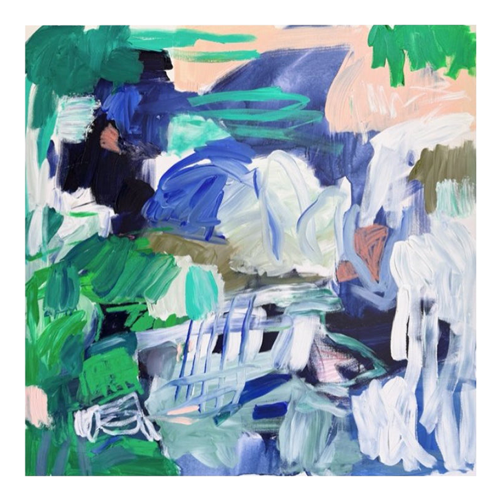 "Moon River" Original Painting by Hayley Morée | Chairish