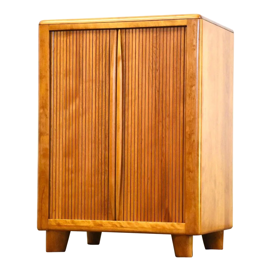Heywood Wakefield Maple Bar Credenza | Chairish